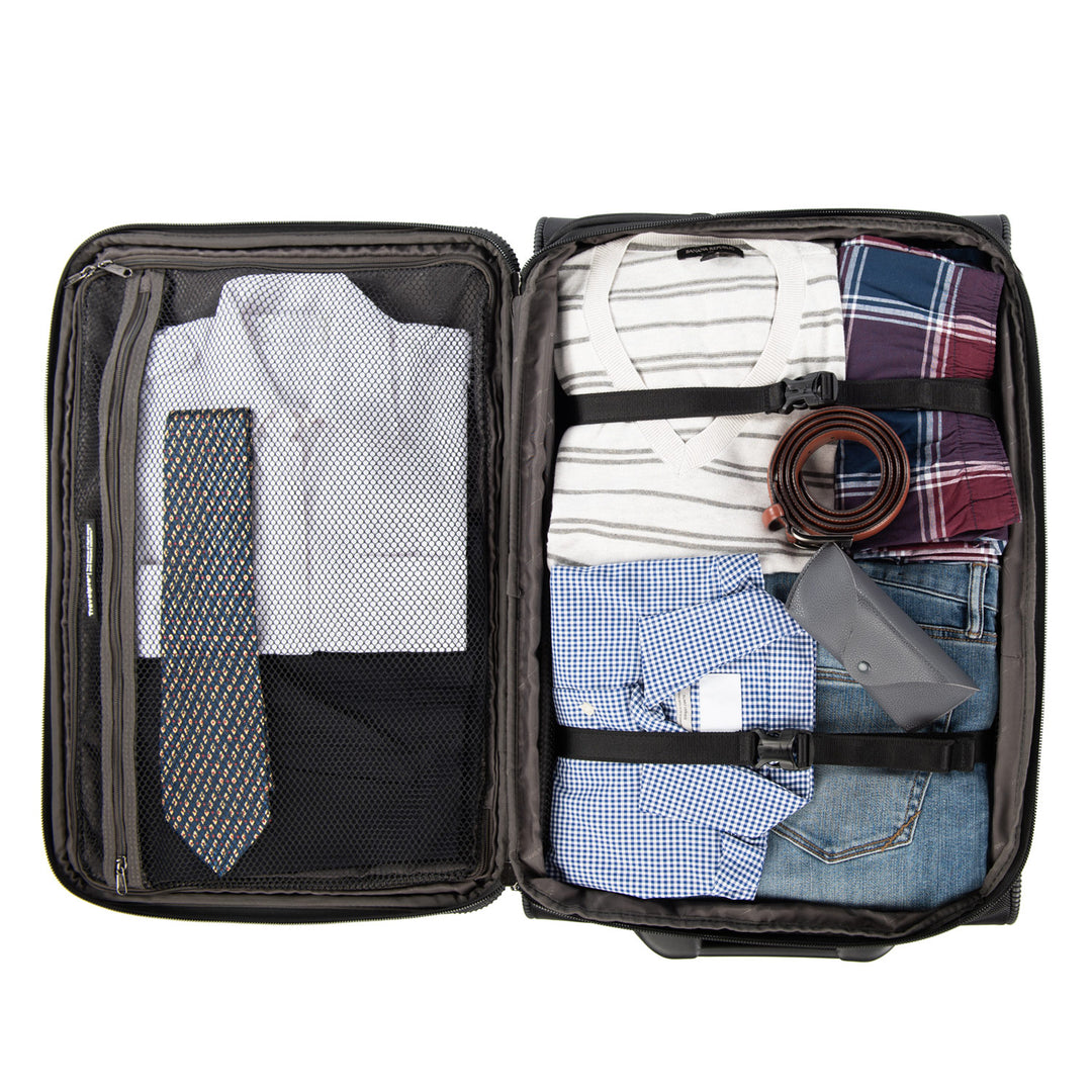 FlightCrew 5 64cm Expandable Rollaboard - Black – Luggage Online